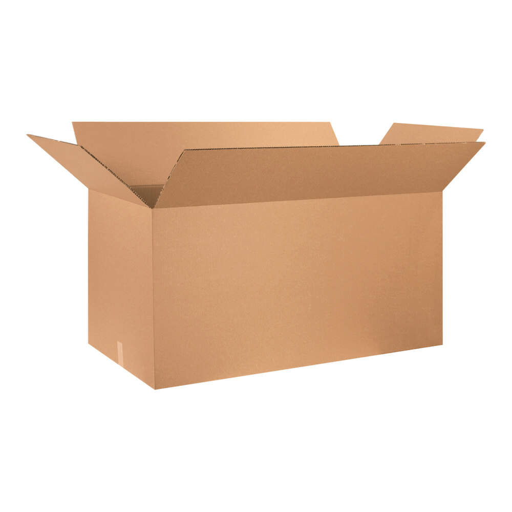 Lavex 48" x 24" x 24" Kraft Heavy-Duty 48 ECT Corrugated Double-Walled ...