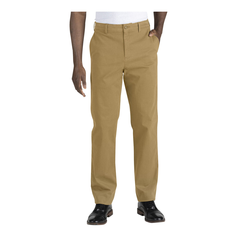 Edwards 2558 36" Men's Tan Performance 4-Way Stretch Pants - Size 50