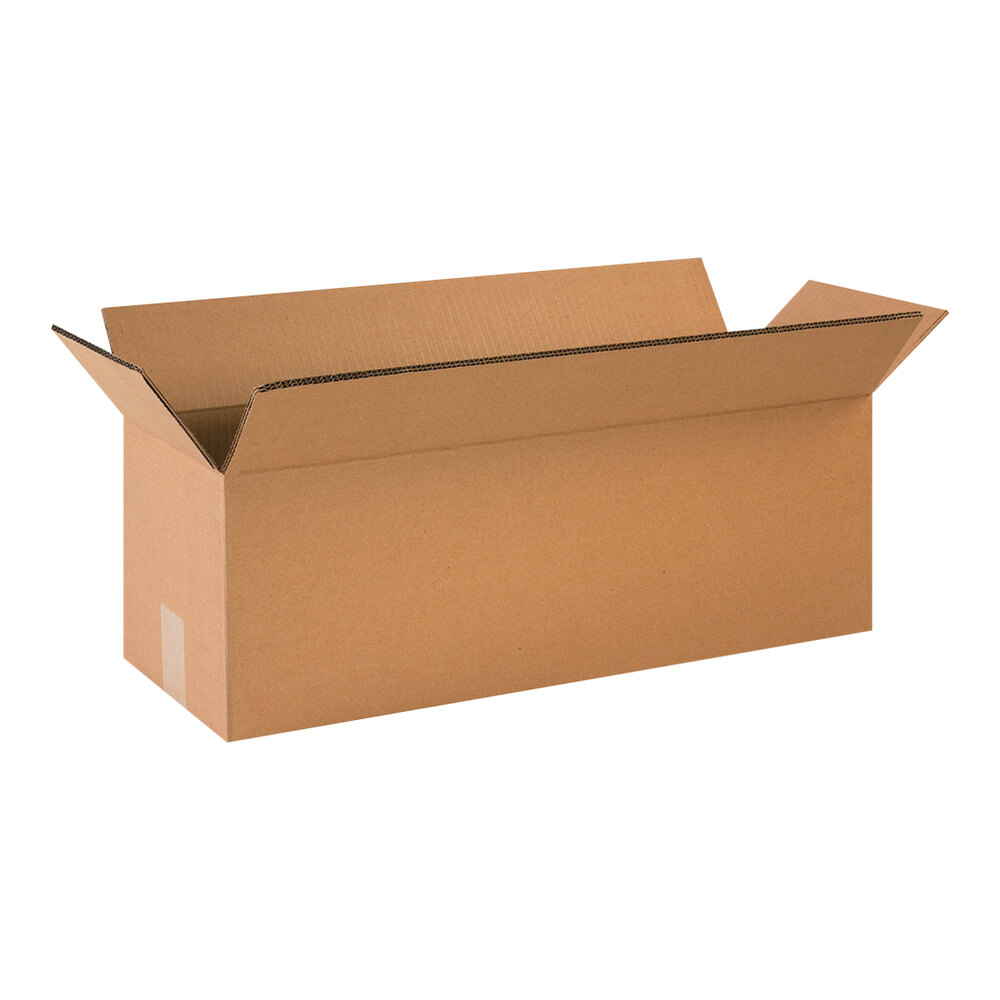 Lavex 48" x 16" x 16" Kraft Heavy-Duty 48 ECT Corrugated Double-Walled ...