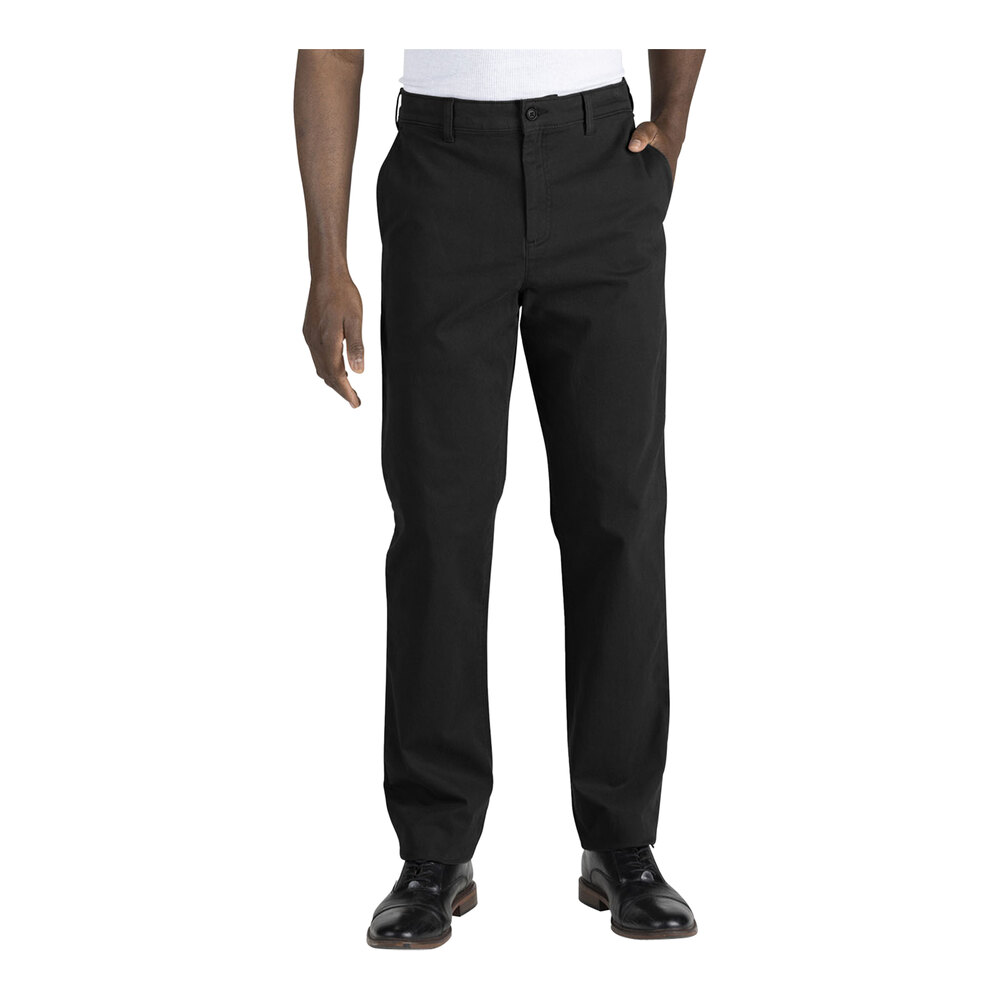 Edwards 2558 32" Men's Black Performance 4-Way Stretch Pants - Size 42