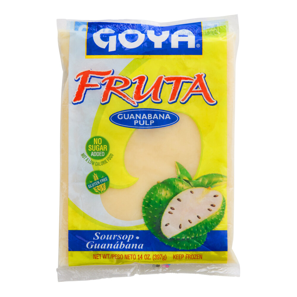 Goya Fruta Guanabana (Soursop) Pulp 14 oz. - 12/Case