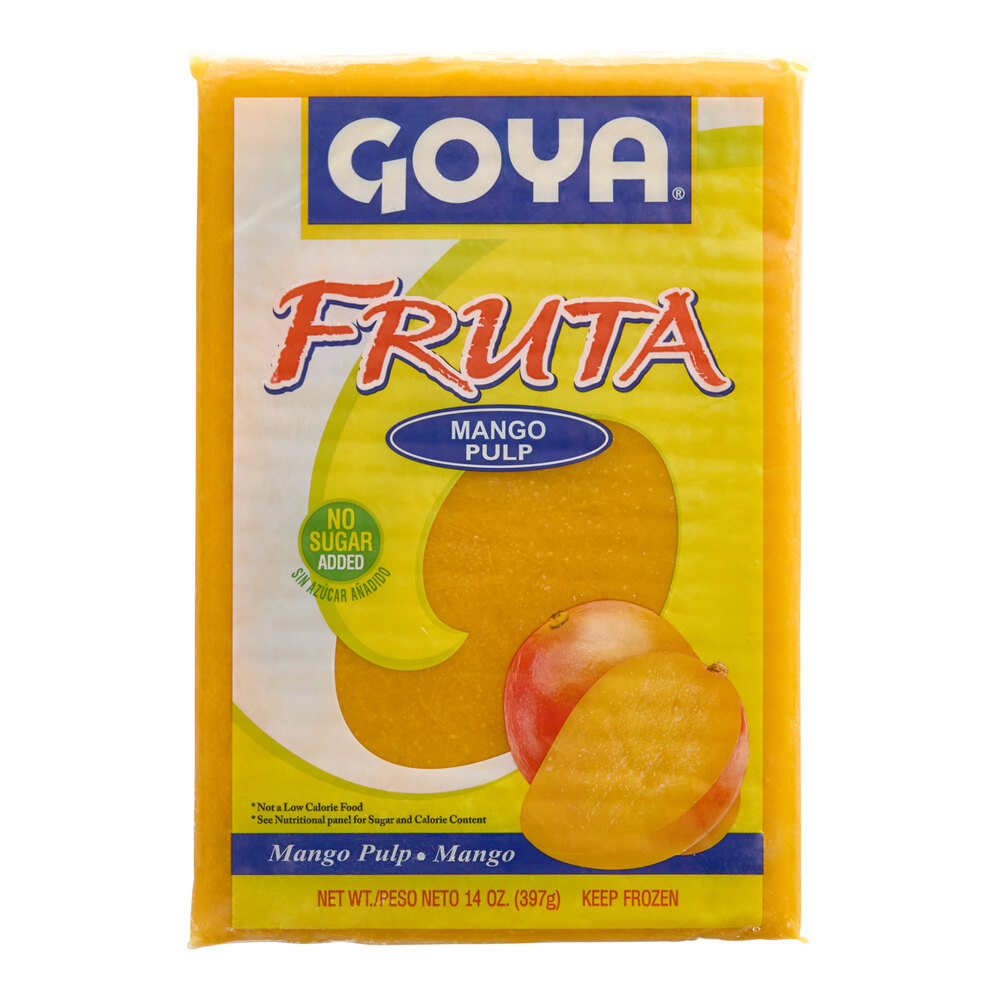Goya Fruta Mango Pulp 14 oz. - 12/Case