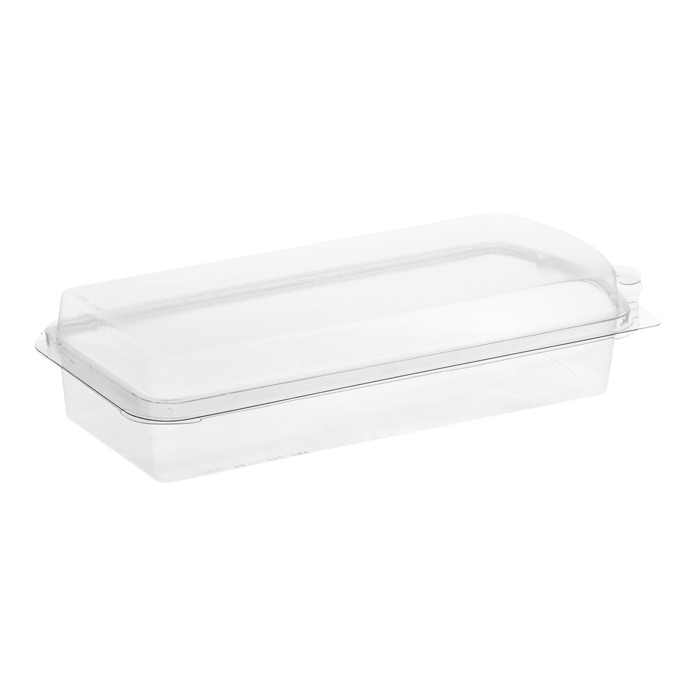 D&W Fine Pack 3 oz. Clear PET Plastic Clamshell Herb Pack with Hang Tab ...