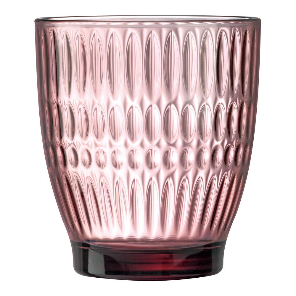 Arcoroc Rock Dew 12 oz. Pink Rocks / Old Fashioned Glass by Arc ...