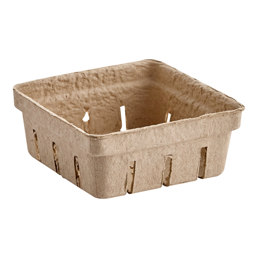 Choice 0.5 Pint Pulp Produce Basket - 50/Pack