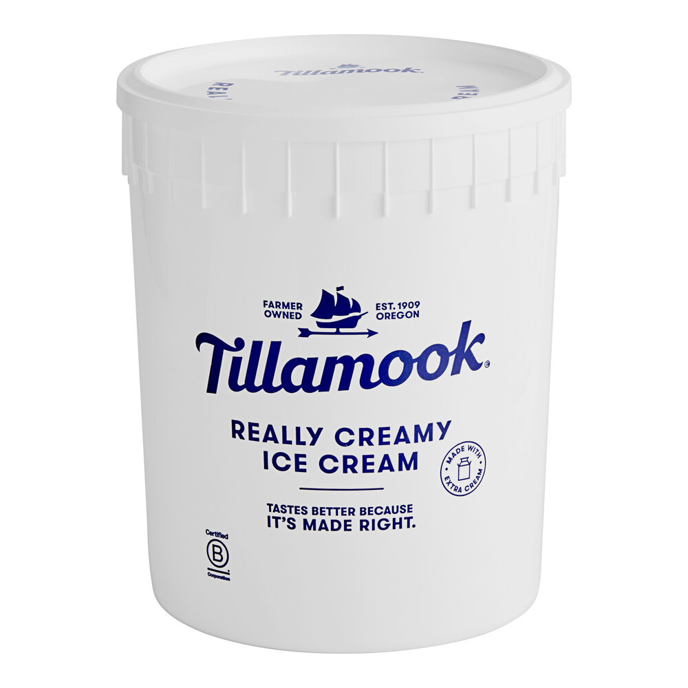 Tillamook Udderly Chocolate Premium Ice Cream with 13.5% Butterfat 3 Gallon