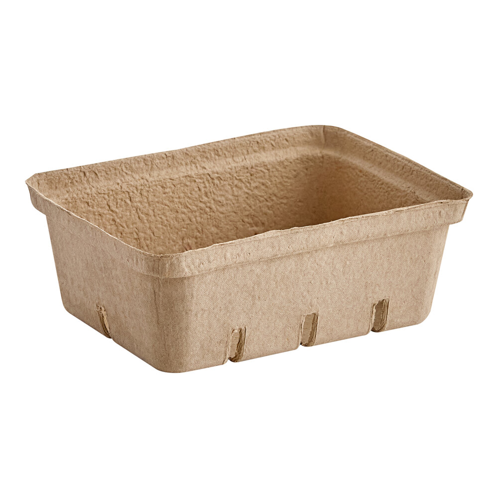 Choice 1.5 Qt. Pulp Produce Basket - 50/Pack
