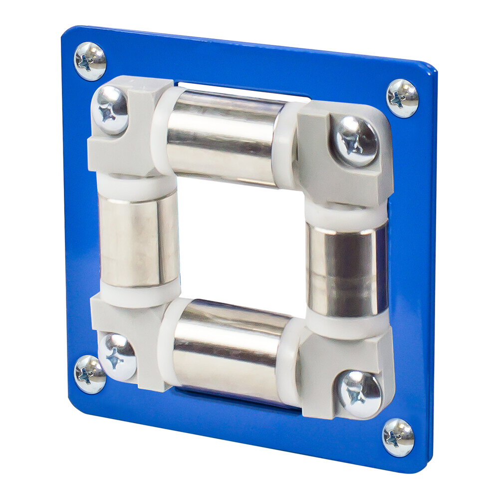 Coxreels 4SRB-6 4-Way Blue Powder-Coated Steel Roller Bracket with ...