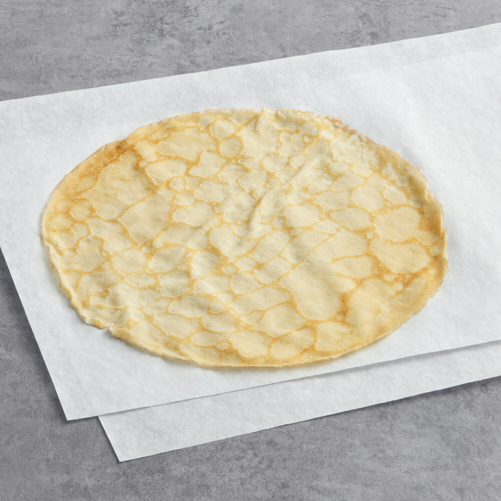 White Toque Plain Thin Crepe 10 5/8" - 54/Case