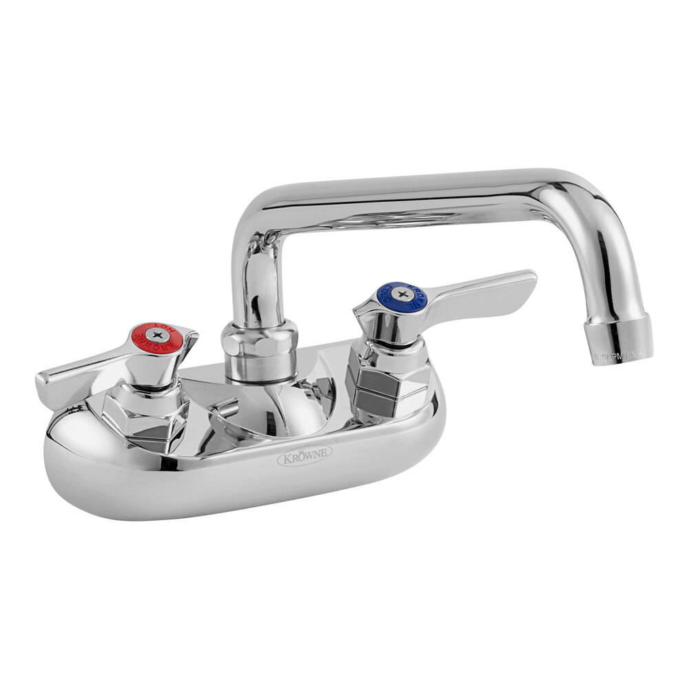Krowne Silver Series 10-410L Wall-Mount Faucet with 1.8 GPM Aerator, 10 ...
