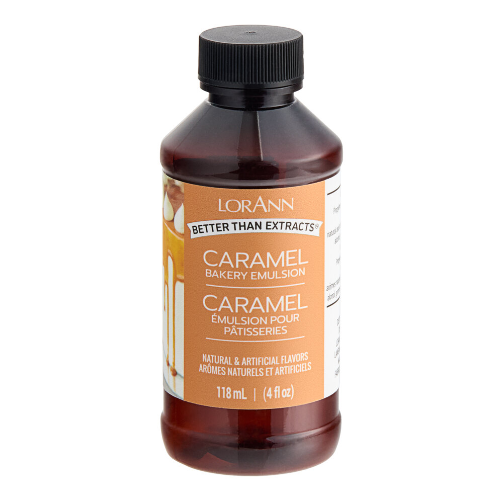 LorAnn Oils Caramel Bakery Emulsion - 4 fl. oz. - 6/Case