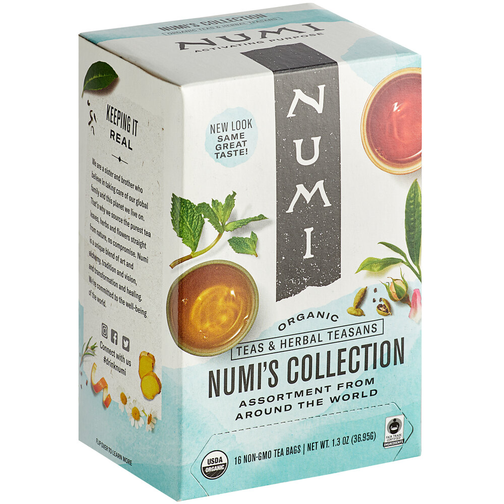 Numi Organic Tea Bag Collection - 96/Case
