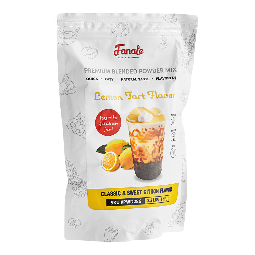 Fanale Lemon Tart Powder Mix 2.2 lb. - 20/Case