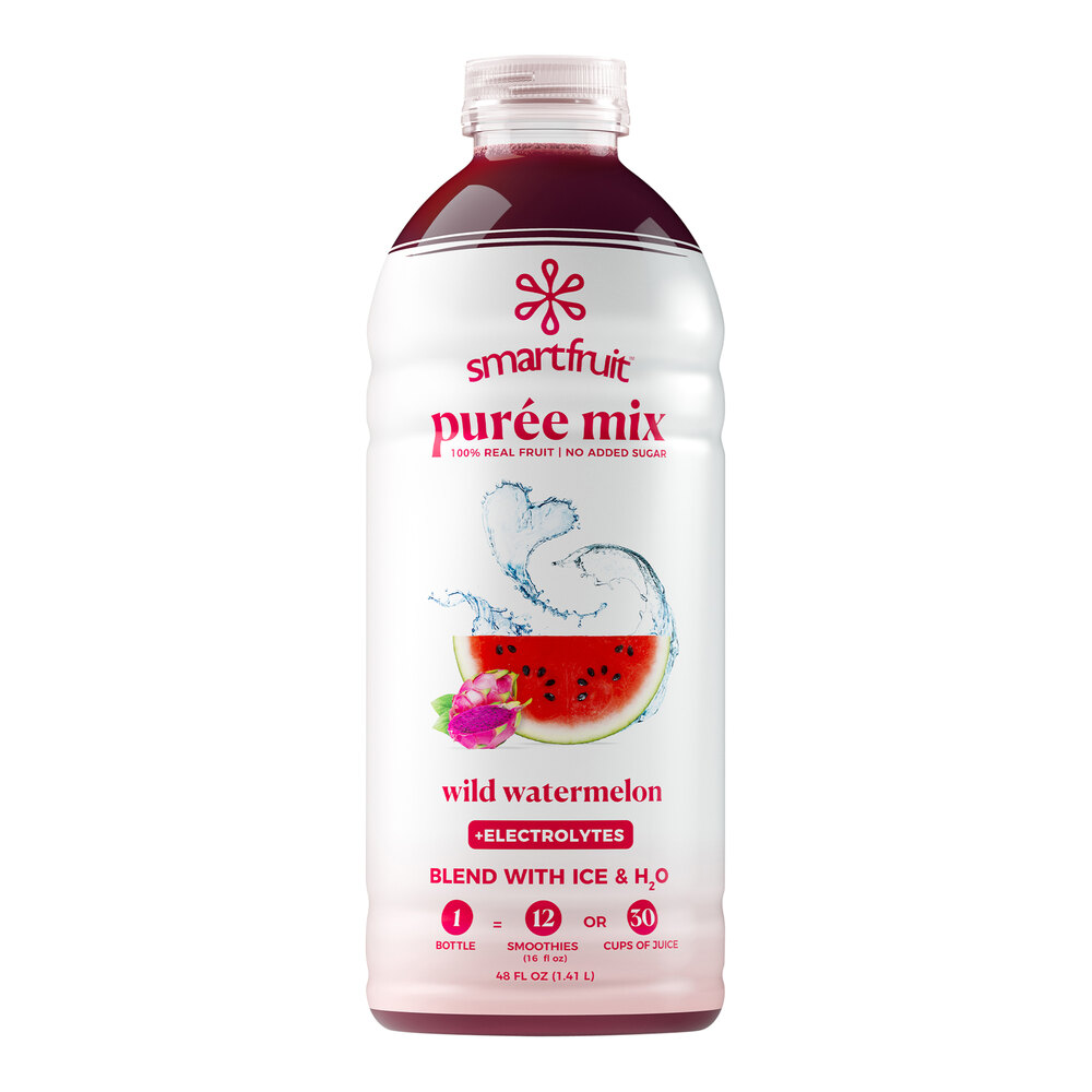 Smartfruit Wild Watermelon Puree Beverage Mix 48 fl. oz. - 6/Case