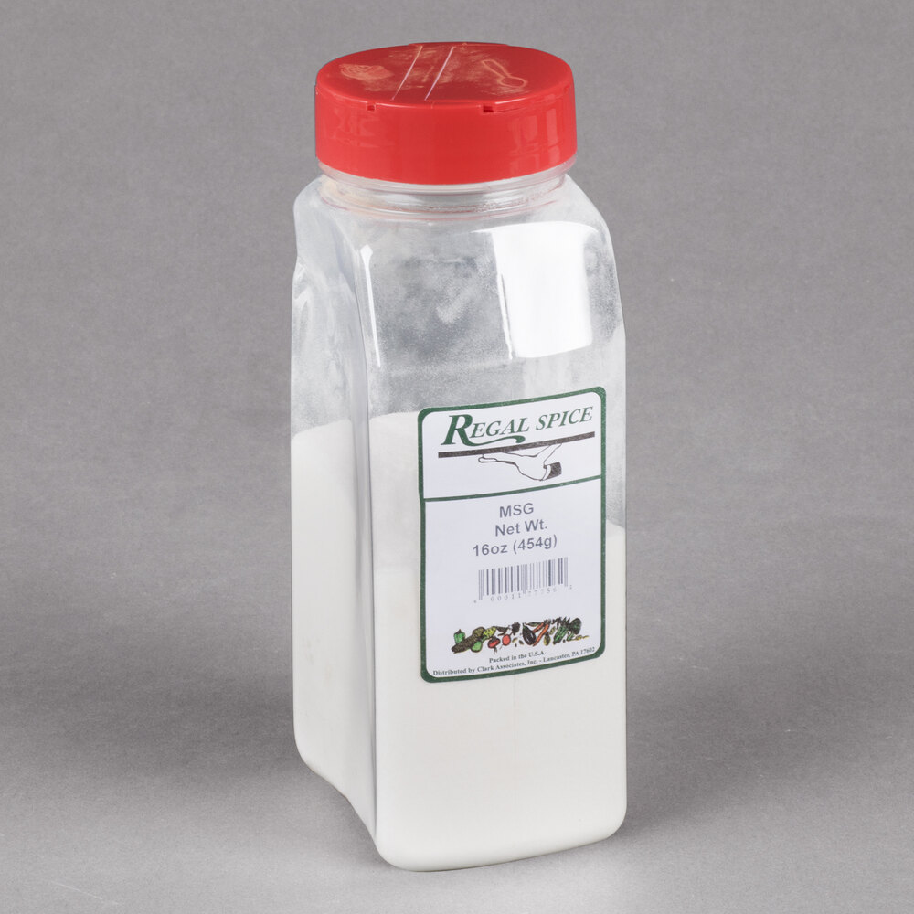Regal MSG Powder - 16 oz. - 12/Case