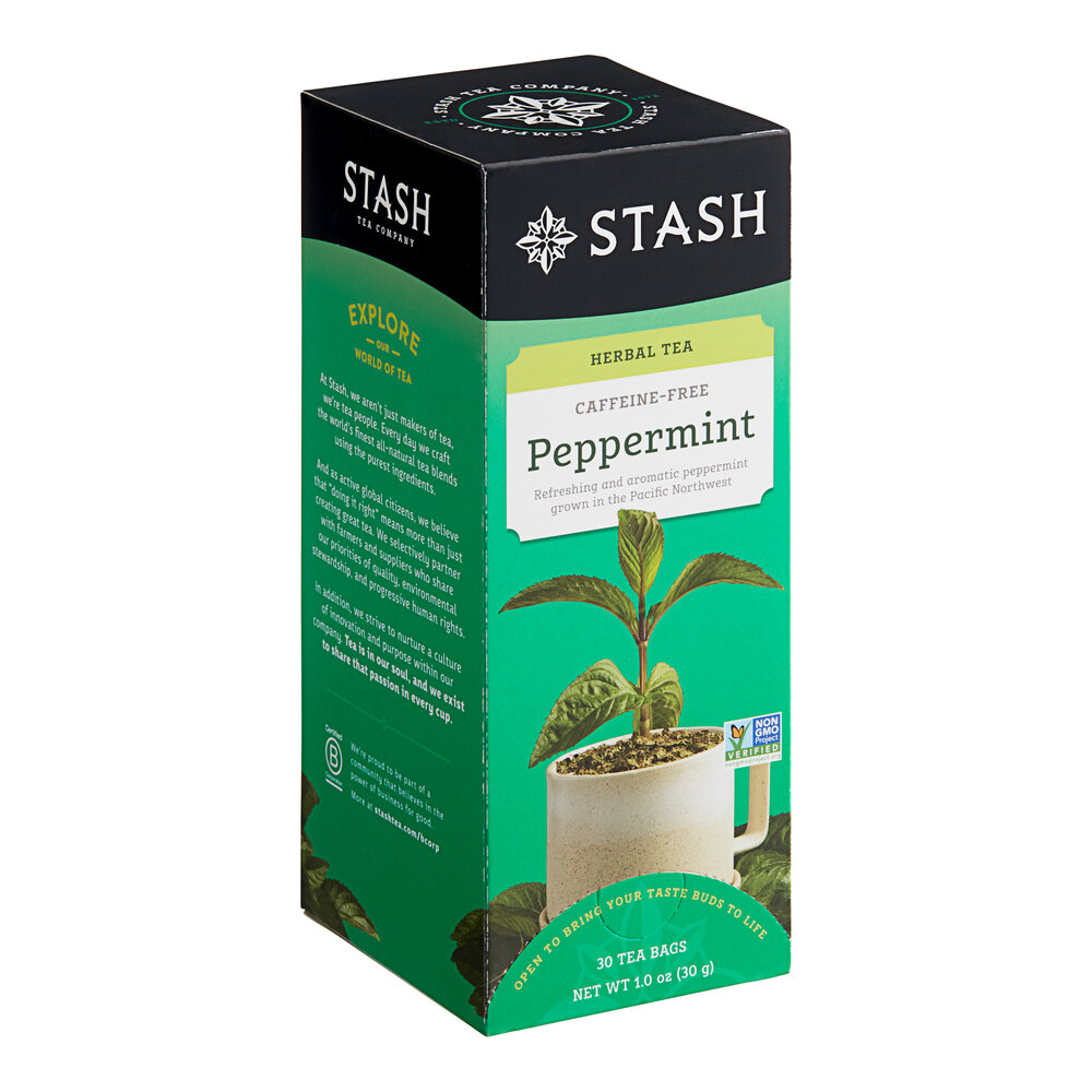 Stash Peppermint Herbal Tea Bags - 180/Case