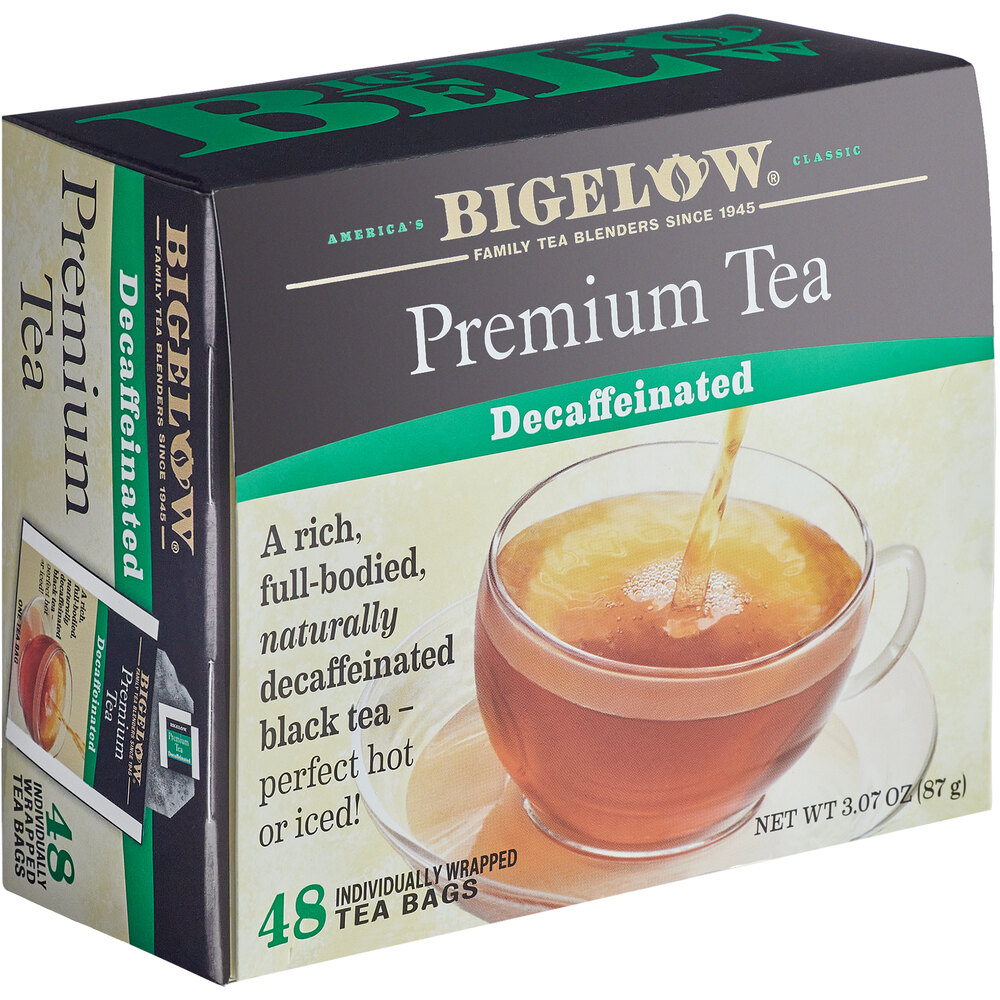 Bigelow Premium Decaffeinated Tea Bags - 288/Case
