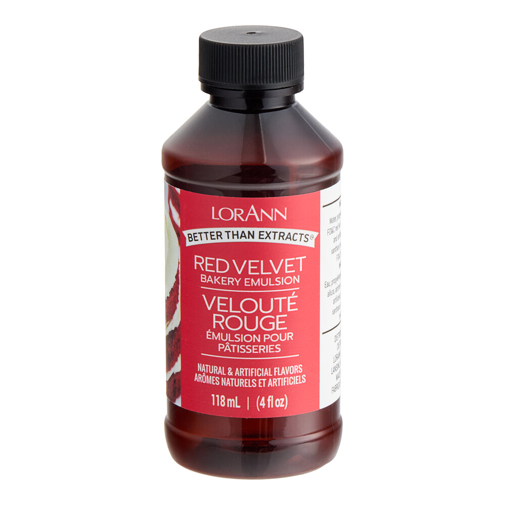 LorAnn Oils 4 fl. oz. Red Velvet Bakery Emulsion - 6/Case