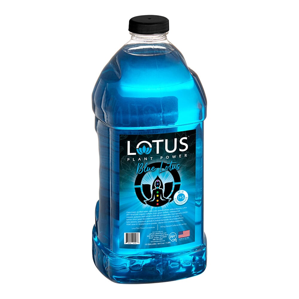 Lotus Plant Power Blue Lotus 5:1 Energy Concentrate 64 fl. oz. - 6/Case