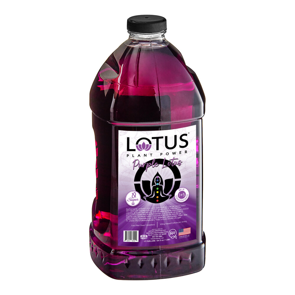 Lotus Plant Power Sugar-Free Purple Lotus 5:1 Energy Concentrate 64 fl ...