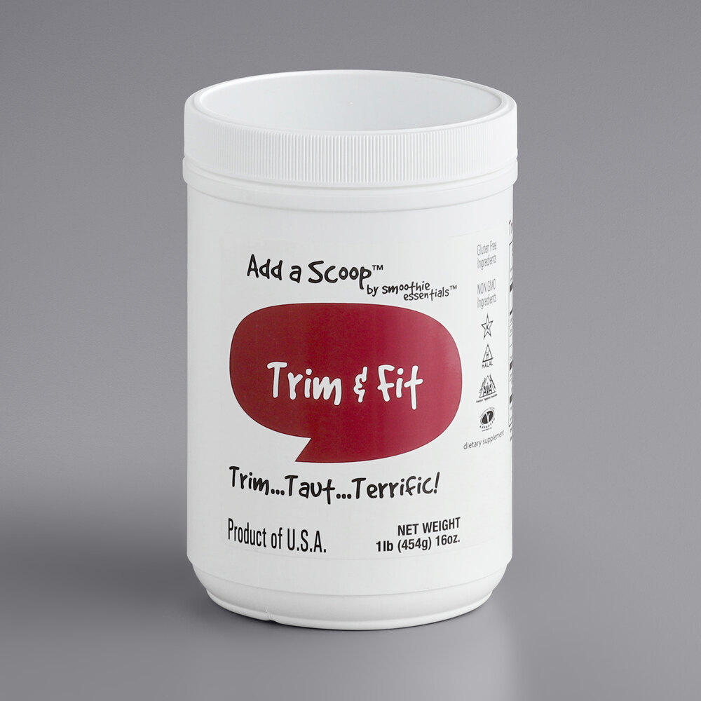 Add A Scoop Trim & Fit Supplement Powder 1 lb. - 18/Case