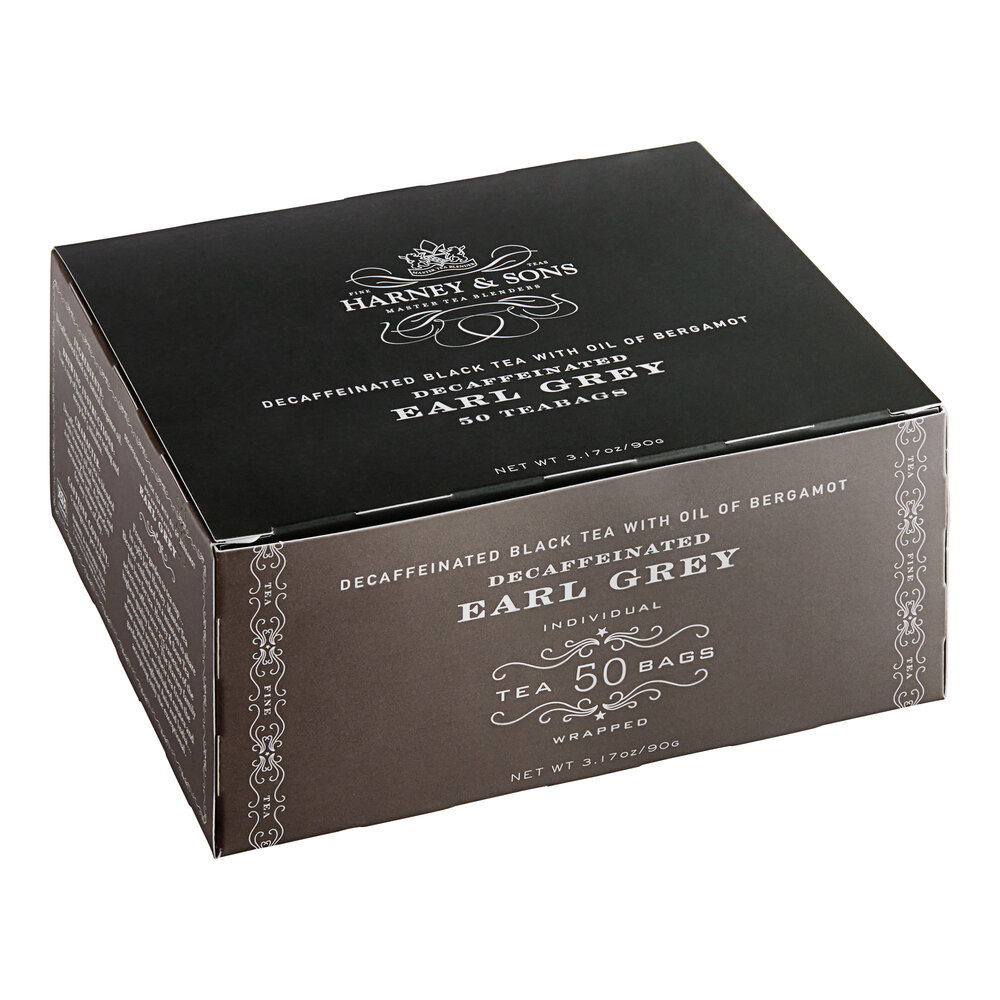 Harney & Sons Decaf Earl Grey Tea Bags - 300/Case