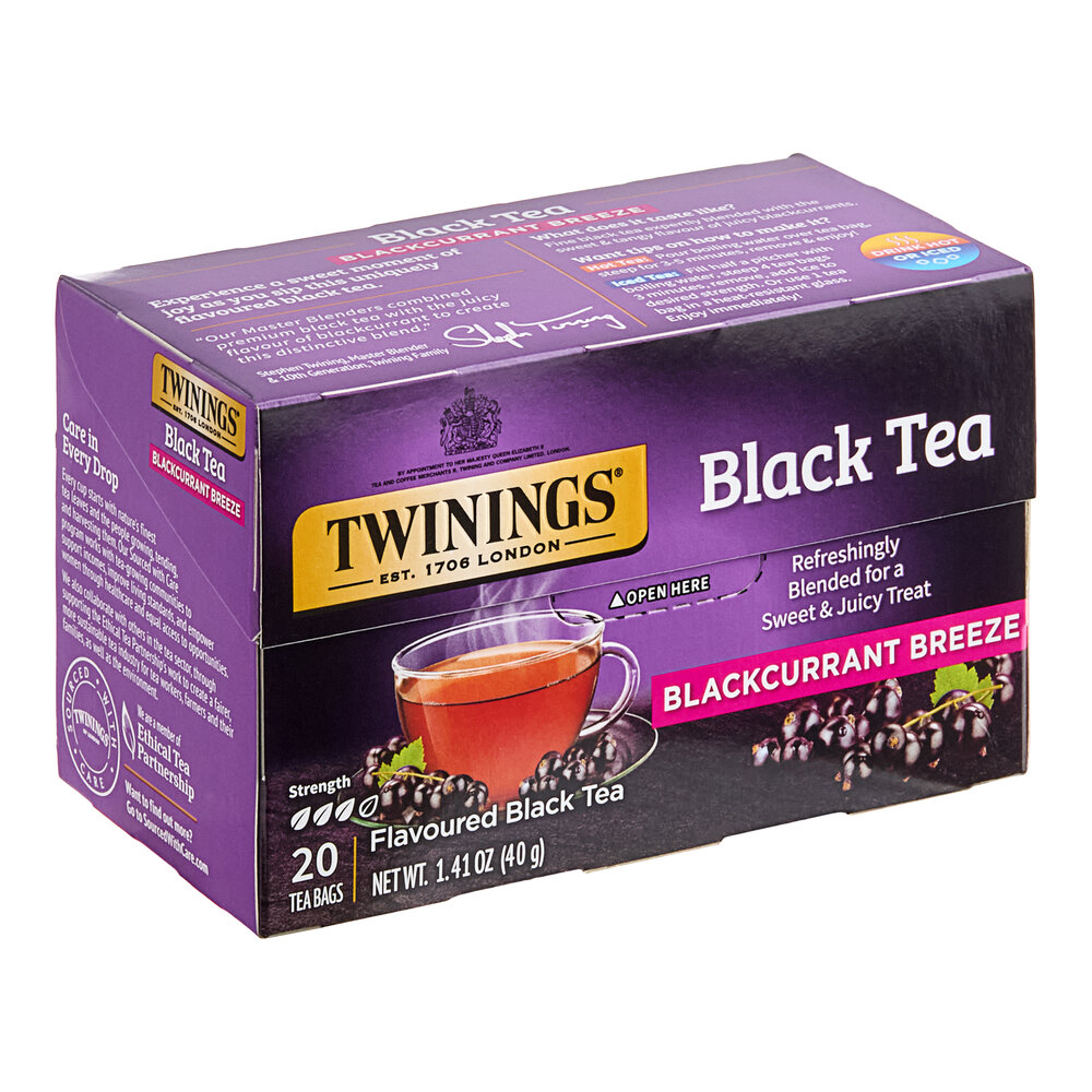 Twinings Blackcurrant Breeze Tea Bags - 120/Case