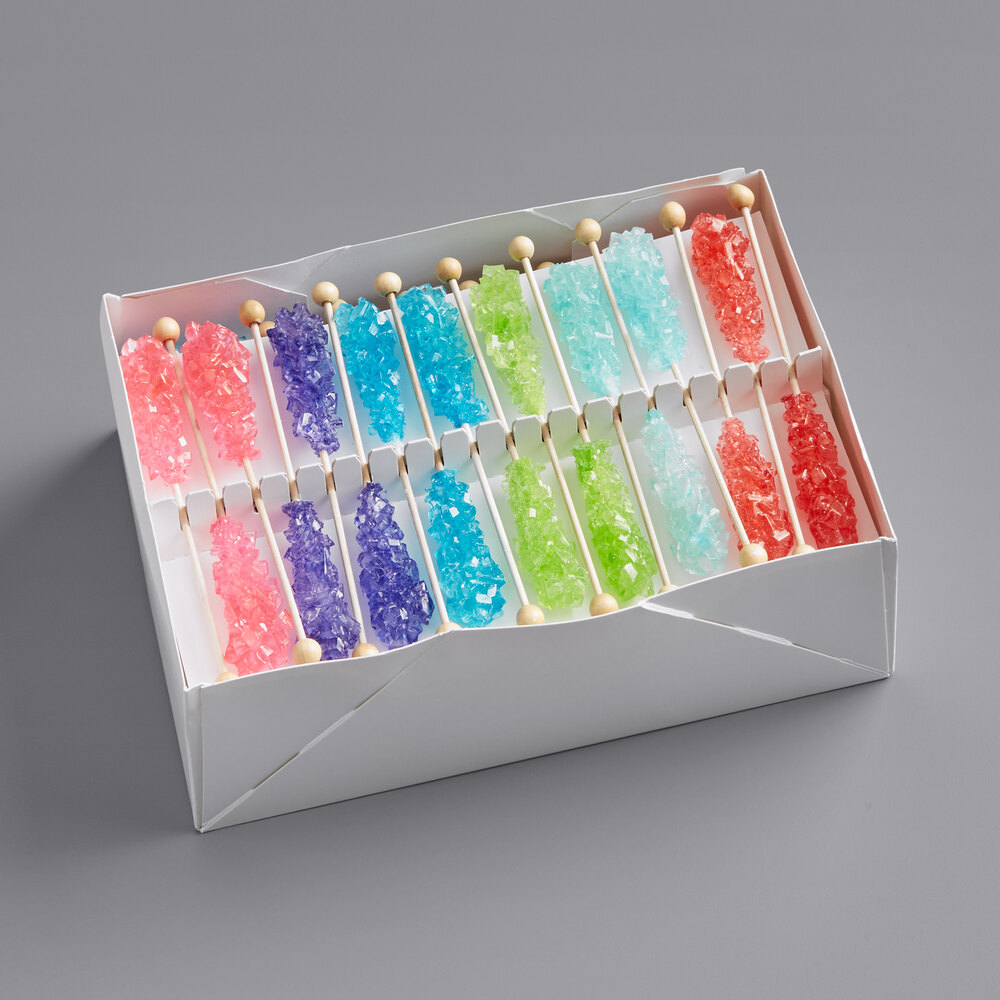 Roses Dryden and Palmer 72-Count Assorted Unwrapped Rock Candy Swizzle ...