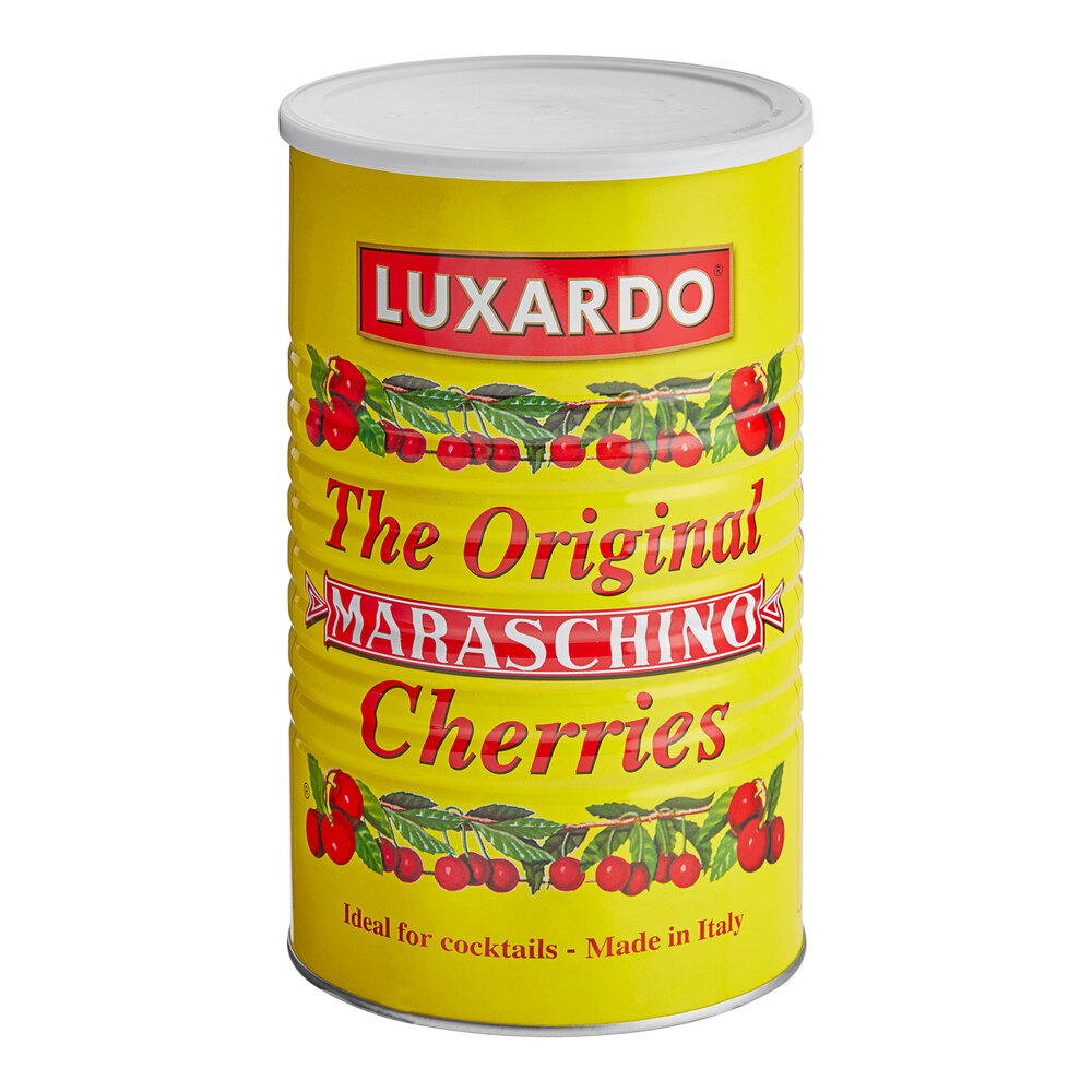 Luxardo Original Maraschino Cherries Can 12 lb. (5.6 kg) - 4/Case
