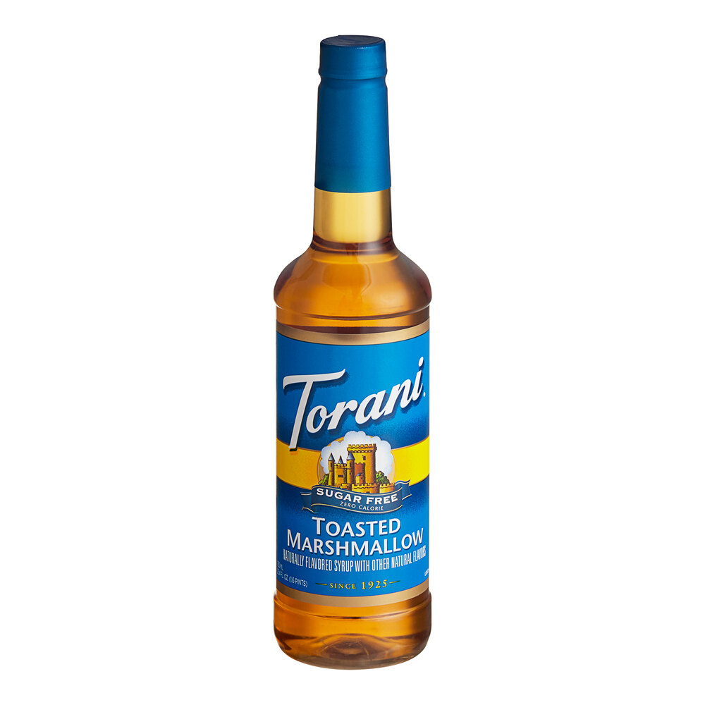 Torani Sugar-Free Toasted Marshmallow Flavoring Syrup 750 mL Plastic ...