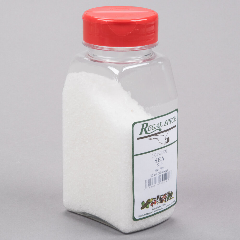 Regal Coarse Sea Salt - 16 oz. - 12/Case