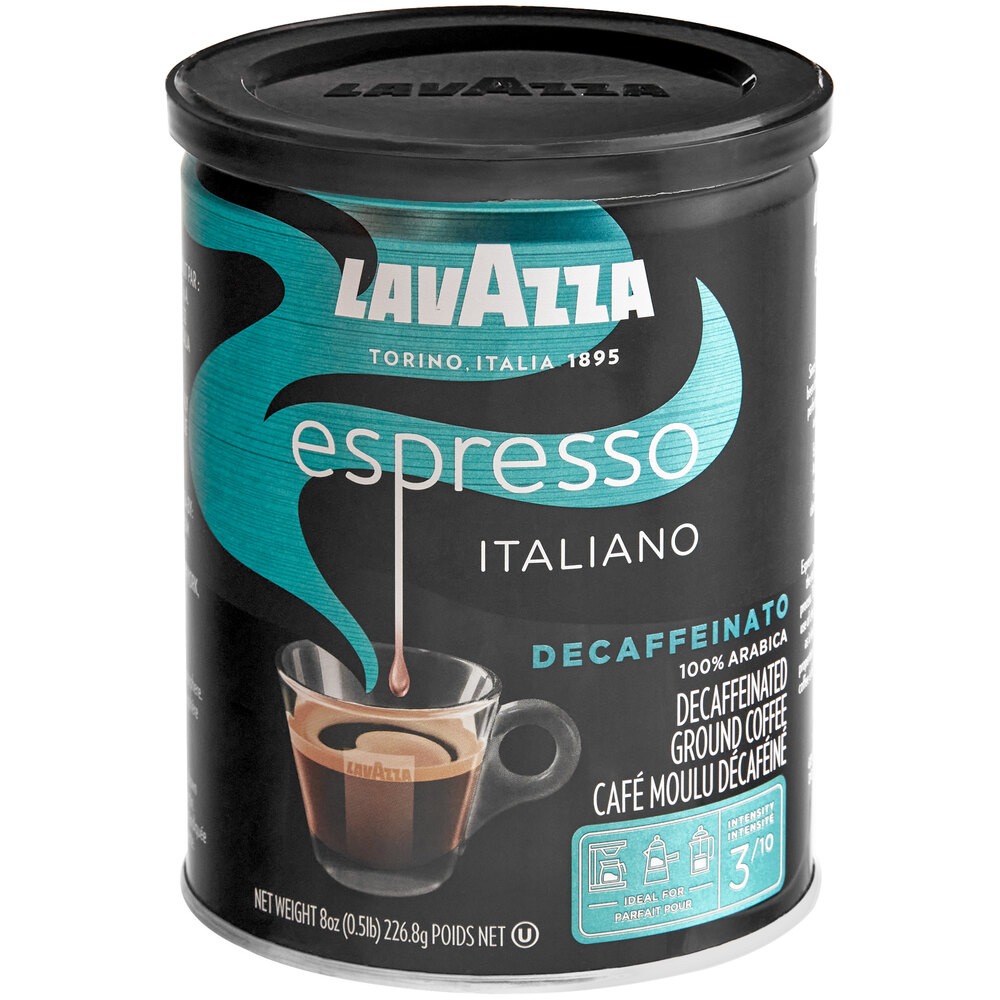 Lavazza Decaf Espresso Italiano Ground Espresso 8 oz. - 12/Case