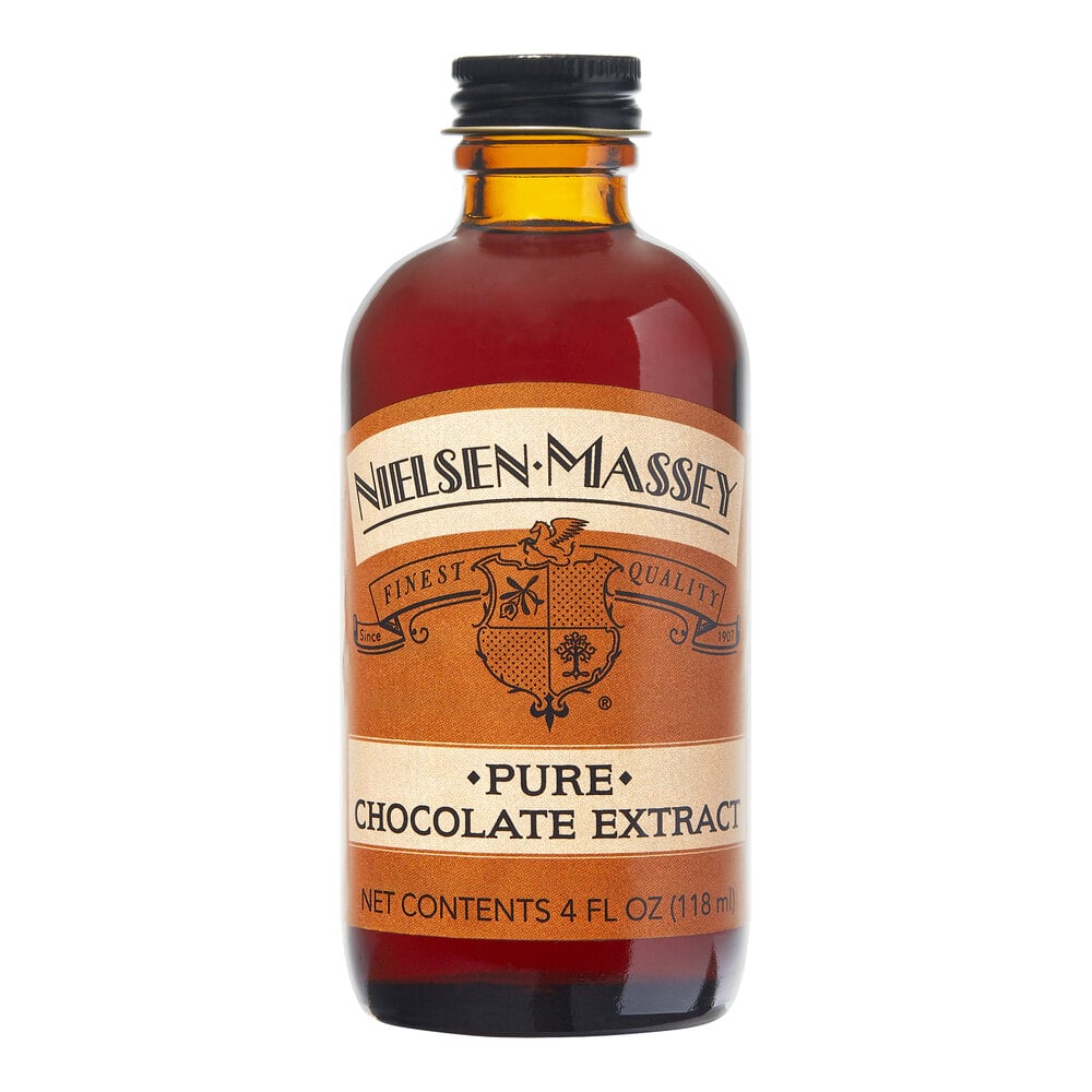 Nielsen-Massey 4 fl. oz. Pure Chocolate Extract - 8/Case