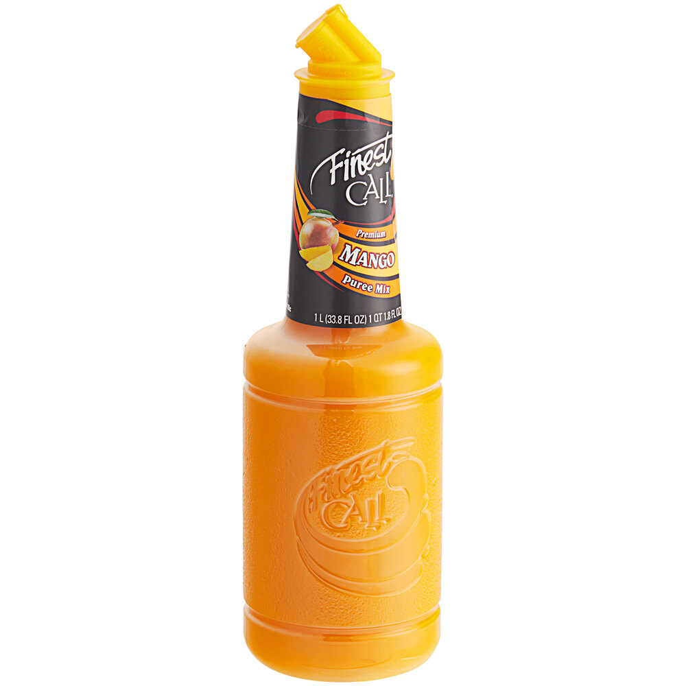 Finest Call Premium Mango Puree Mix - 1 Liter - 12/Case