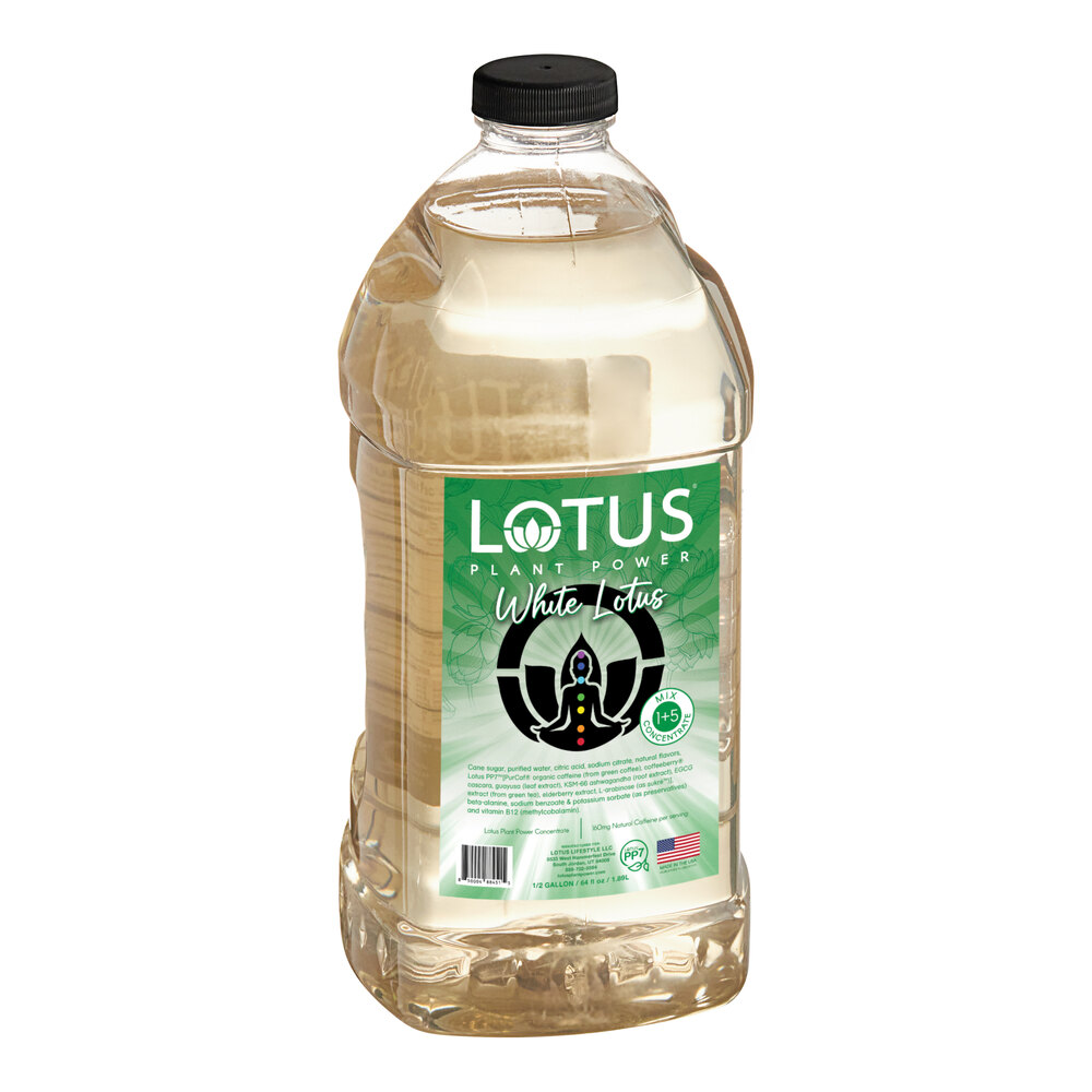 Lotus Plant Power White Lotus 5:1 Energy Concentrate 64 fl. oz. - 6/Case
