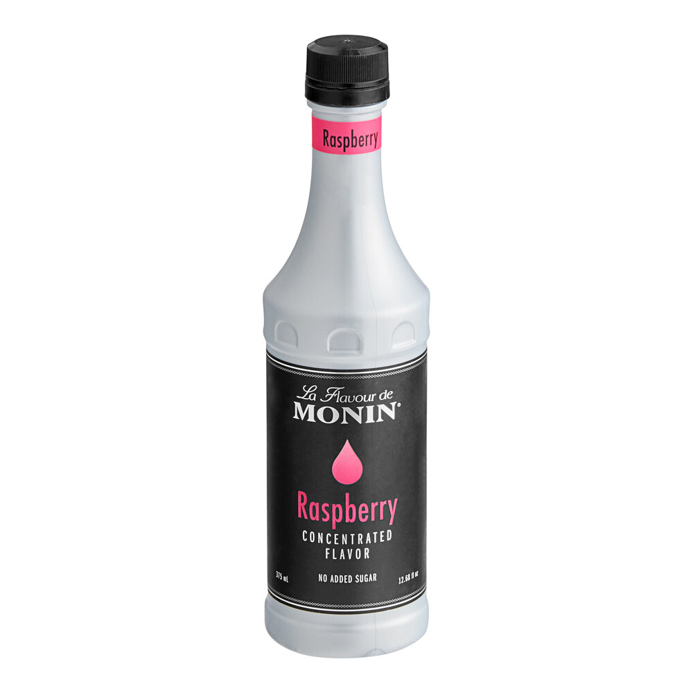 Monin Raspberry Concentrated Flavor 375 mL - 4/Case