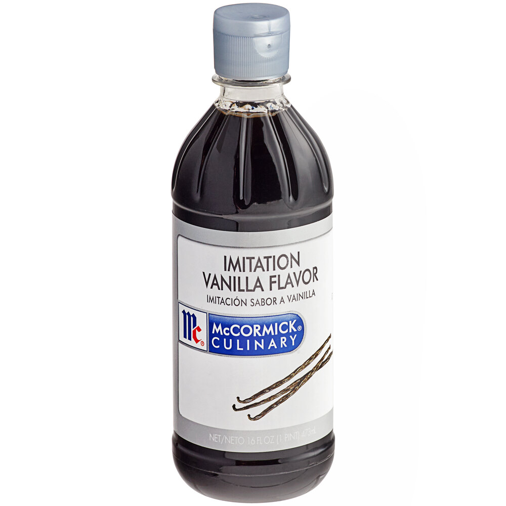 McCormick Culinary Imitation Vanilla 16 fl. oz. - 6/Case