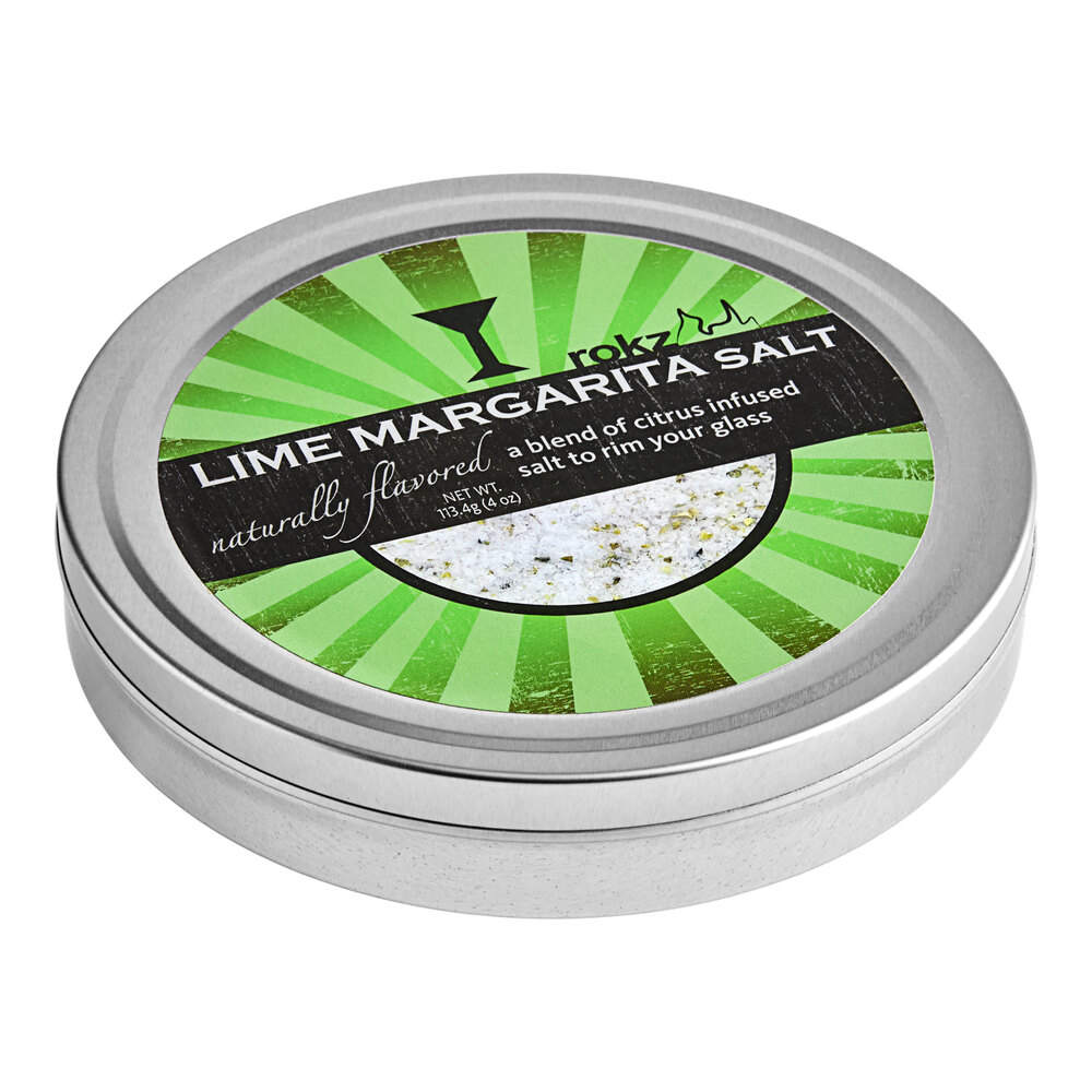 Lime Margarita Infused Cocktail Rimming Salt - 6/Case