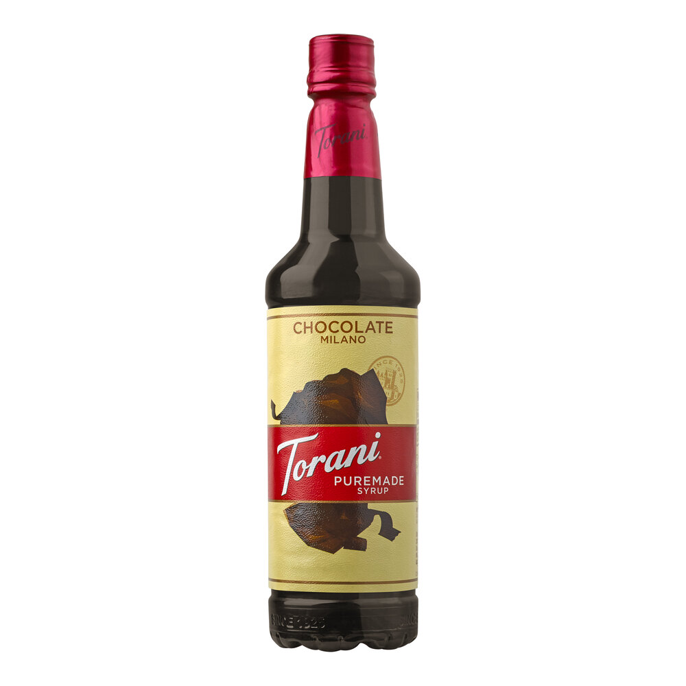Torani Puremade Chocolate Milano Flavoring Syrup 750 mL Plastic Bottle ...