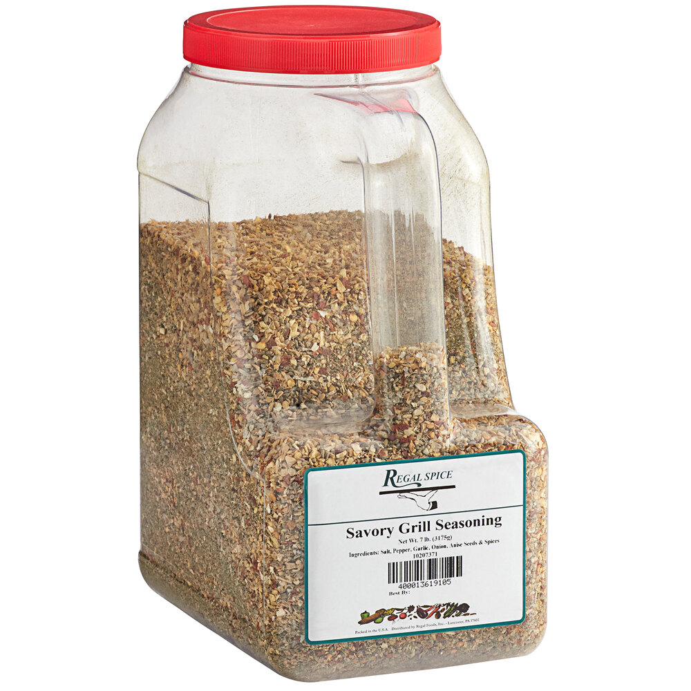 Regal Savory Grill Seasoning - 7 lb. - 4/Case