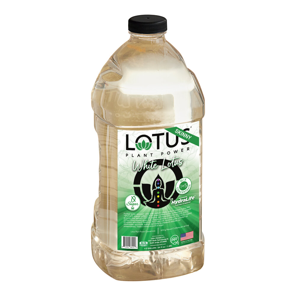 Lotus Plant Power Sugar-Free White Lotus 5:1 Energy Concentrate 64 fl ...