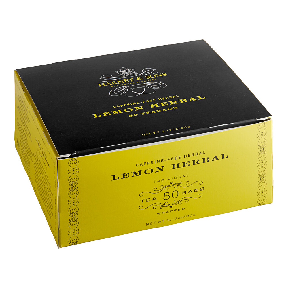 Harney & Sons Lemon Herbal Tea Bags - 300/Case