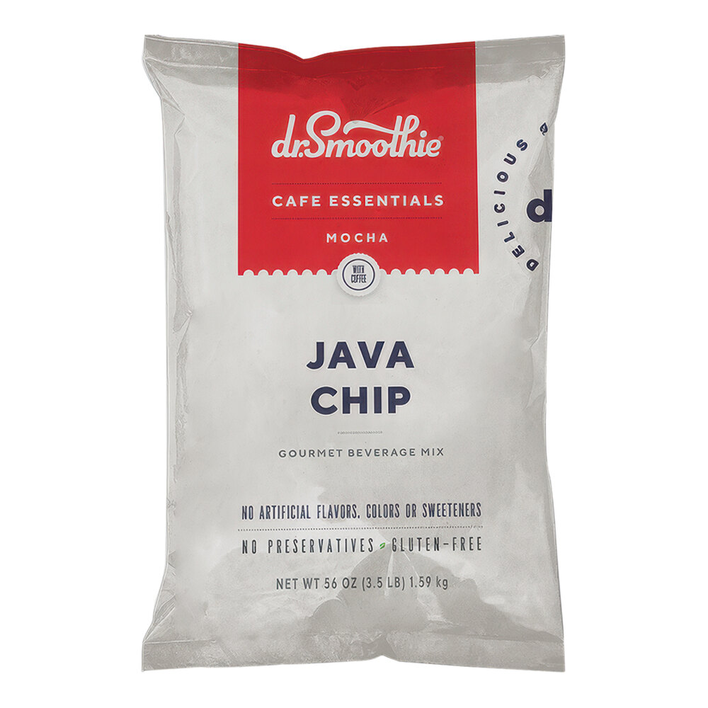 Dr. Smoothie Cafe Essentials Java Chip Beverage Mix 3.5 lb. - 5/Case