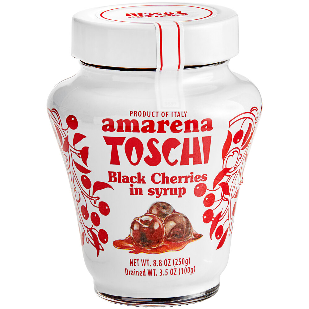 Toschi Amarena Cherries in Syrup 8.8 oz. (250 g) - 6/Case