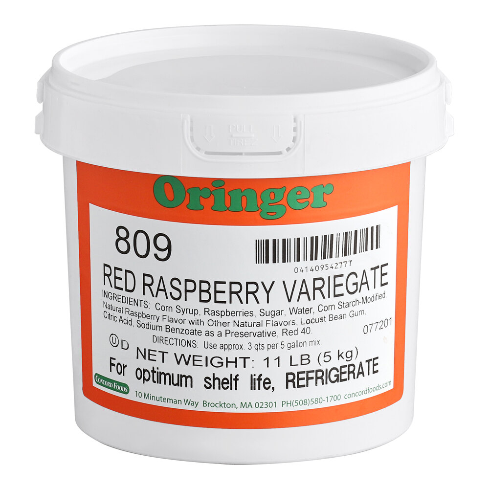 Oringer Red Raspberry Variegate 11 lb. - 2/Case