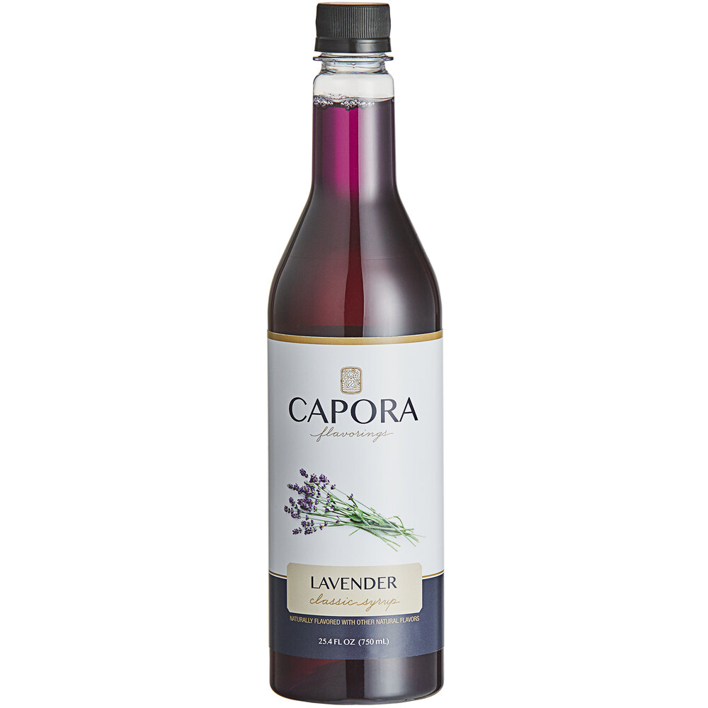 Capora Lavender Flavoring Syrup 750 mL - 6/Case