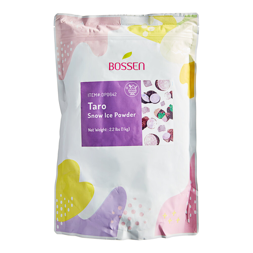 Bossen 2.2 lb. Taro Snow Ice Powder Mix - 20/Case