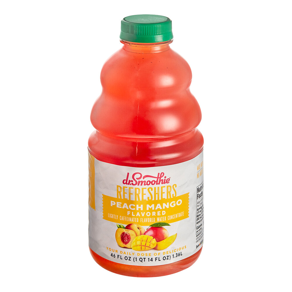 Dr. Smoothie Refreshers Peach Mango Refresher Beverage 1:1 Concentrate ...