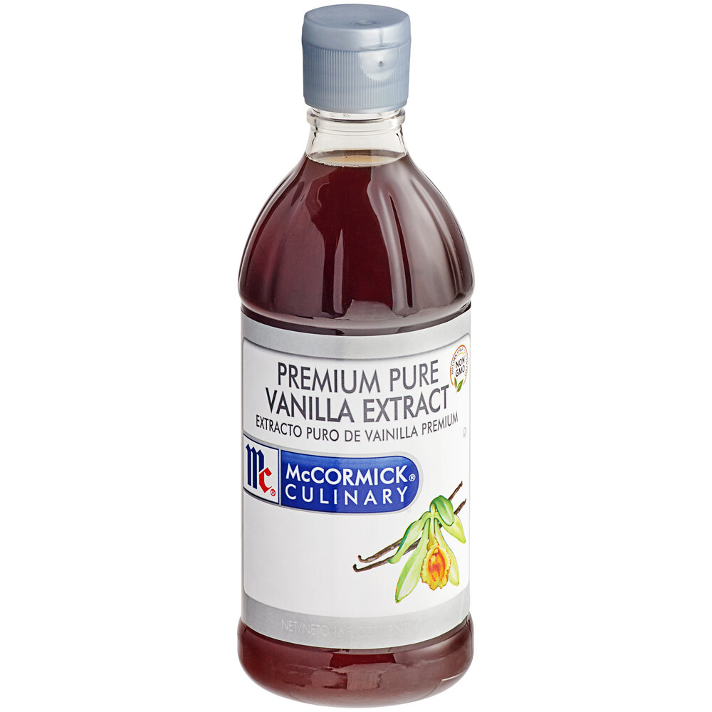 McCormick Culinary Pure Vanilla Extract 16 fl. oz. - 6/Case