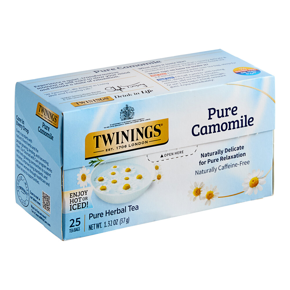 Twinings Pure Chamomile Herbal Tea Bags - 150/Case
